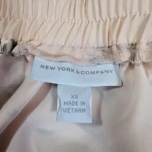 New York & Company | Dresses | Nwt New York Company Peach Floral Off ...